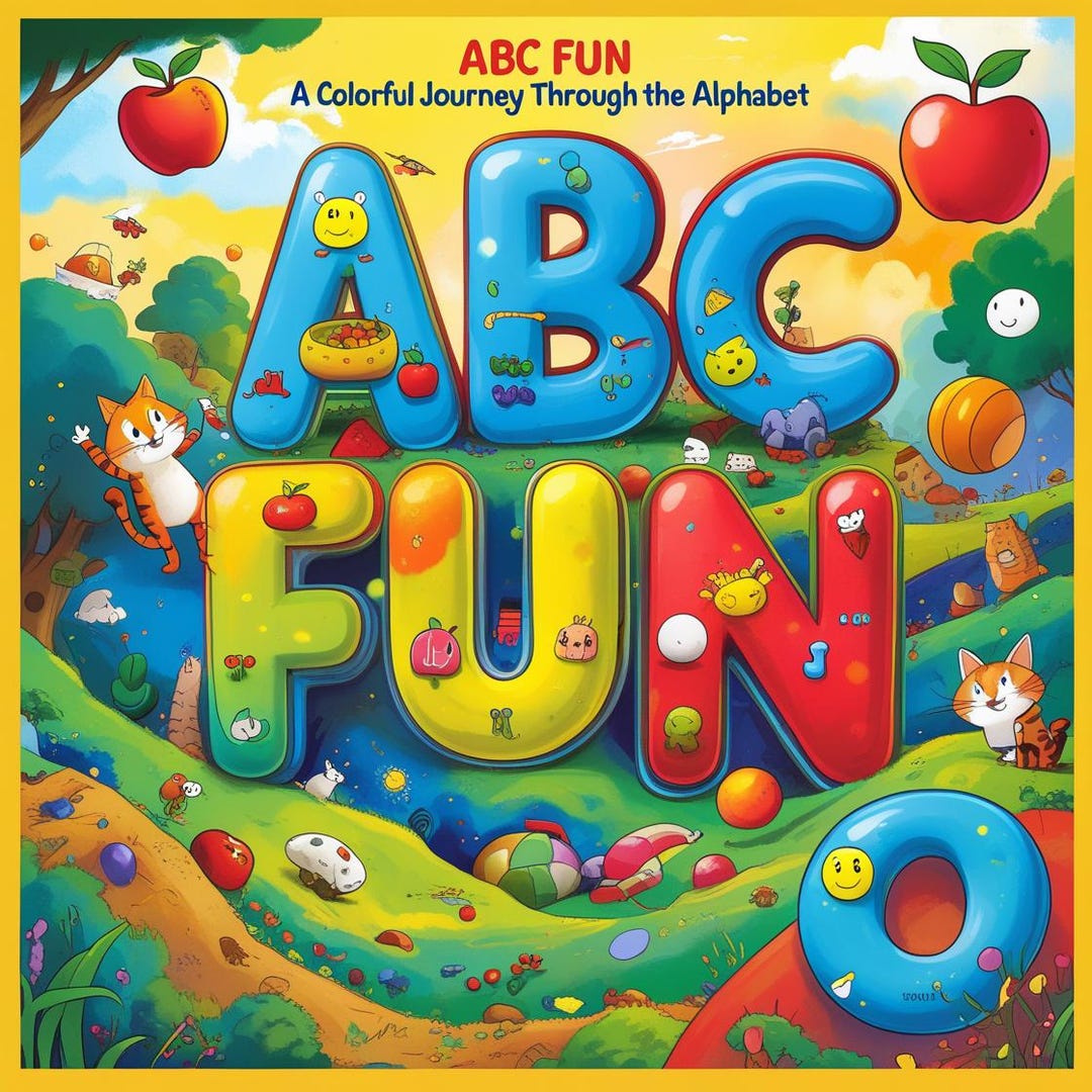 ABC Fun: A Colorful Journey Through the Alphabet - Etsy