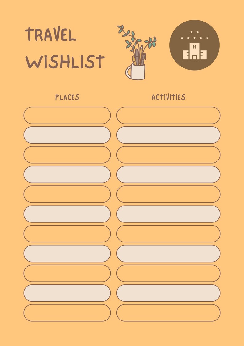 Printable Daily Planner Bundle – Goals, Study, Movies & Travel Tracking ...