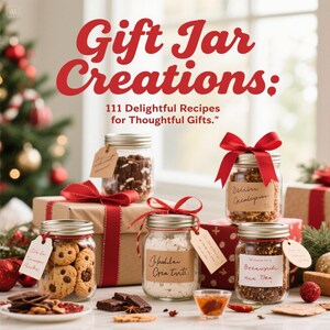 Gift Jar Creations: 110 Delightful Recipes for Thoughtful Gifts - Etsy