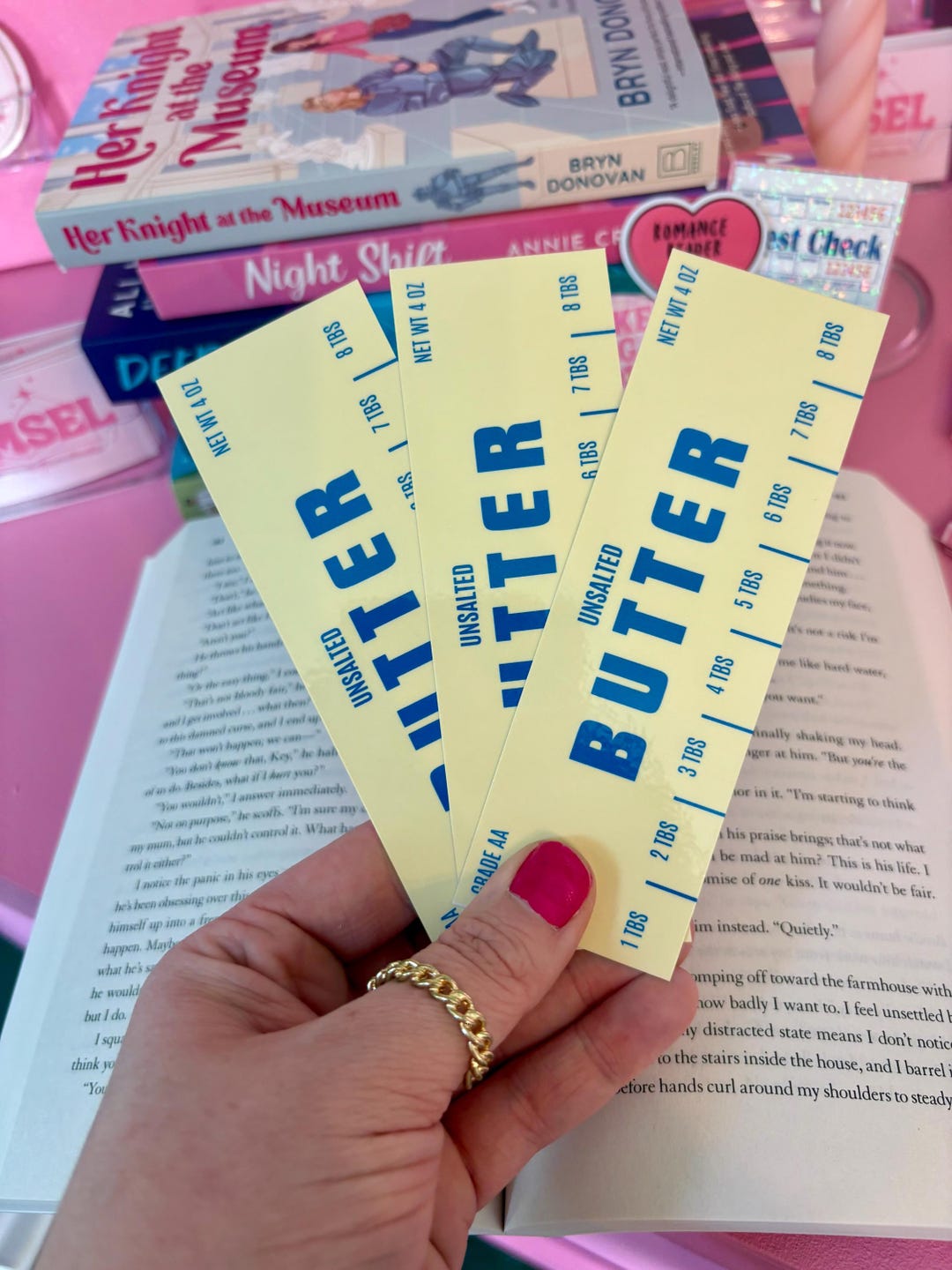 Butter Bookmark - Etsy