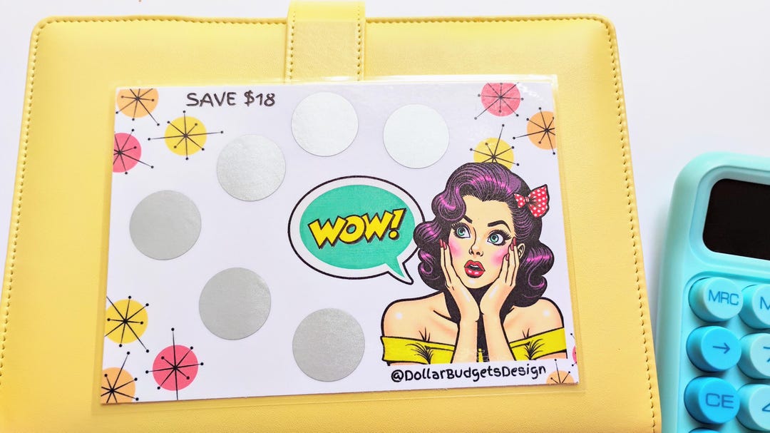 A5 Scratch off Savings Challenge/ Scratch Offs/ Savings Challenge - Etsy