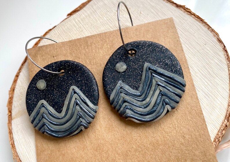 Starry Night Alaskan Mountain Landscape, Lightweight Boho Statement ...