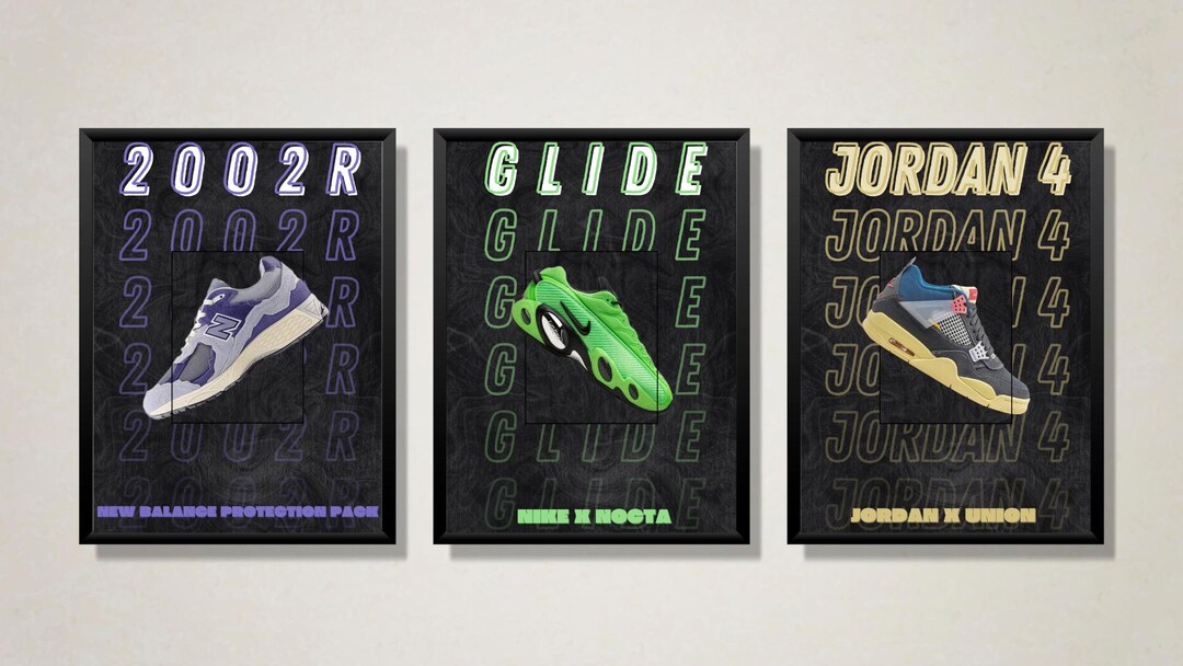 Printable Decorative Poster – Sneakers – A4 Format – Downloadable ...
