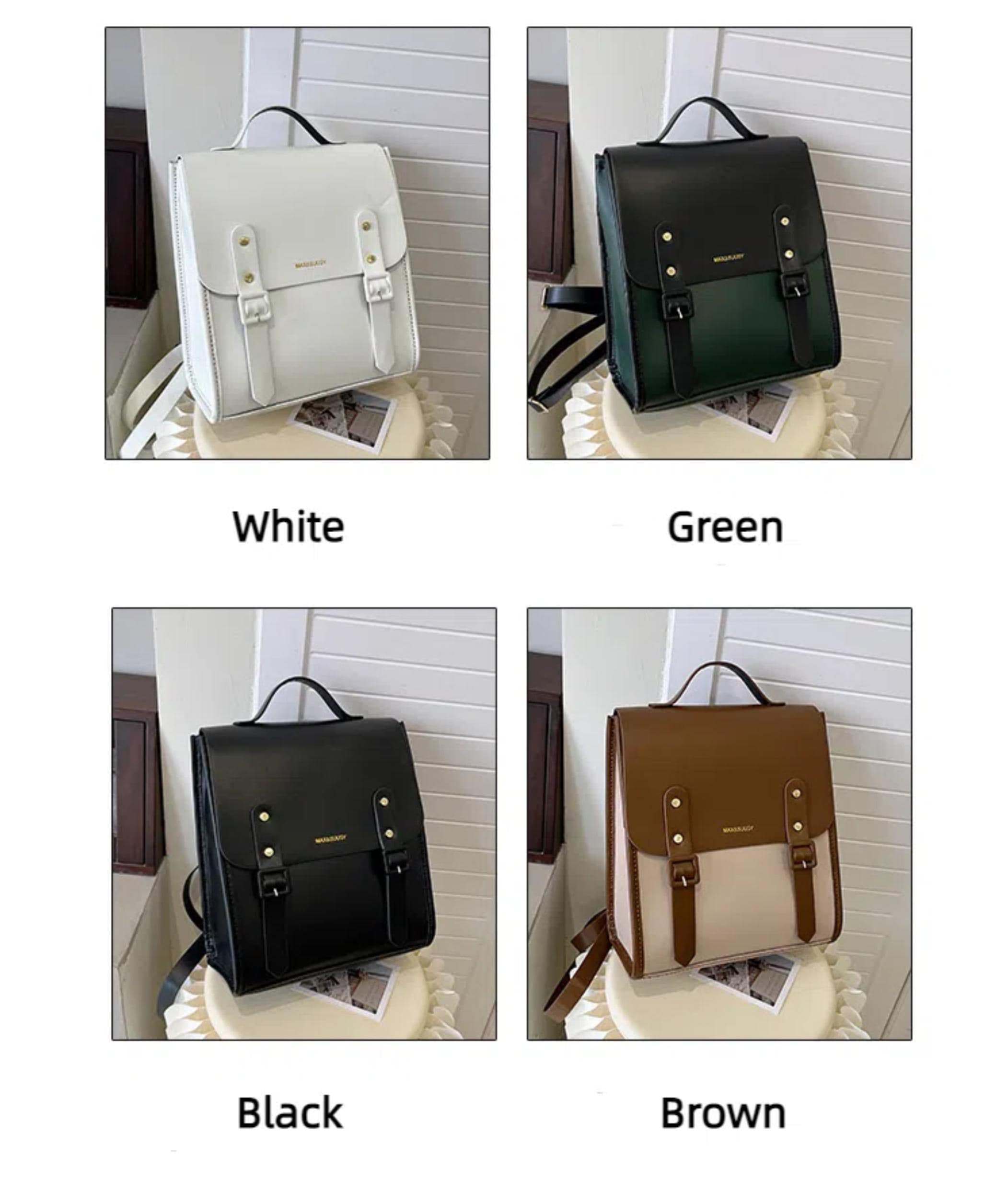 DIY Backpack Purse Bag Satchel Sewing Making Kit Pattern Wallet PU ...