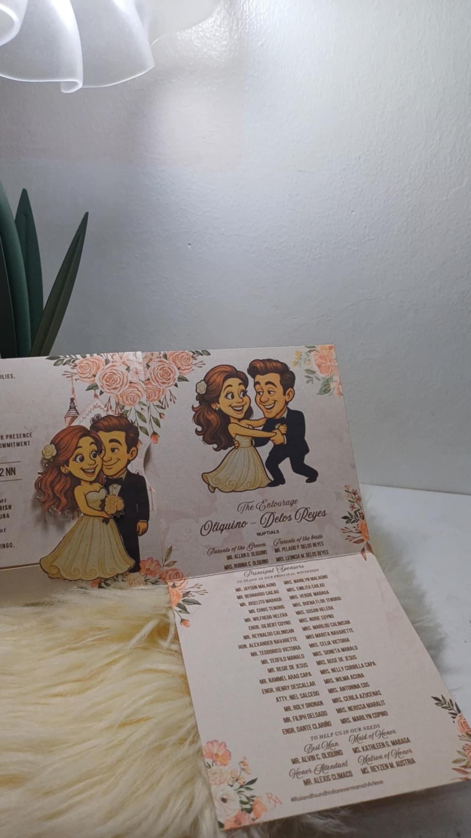 DIY Sliding Wedding Invitation Groom Pulling Bride With You Tube ...