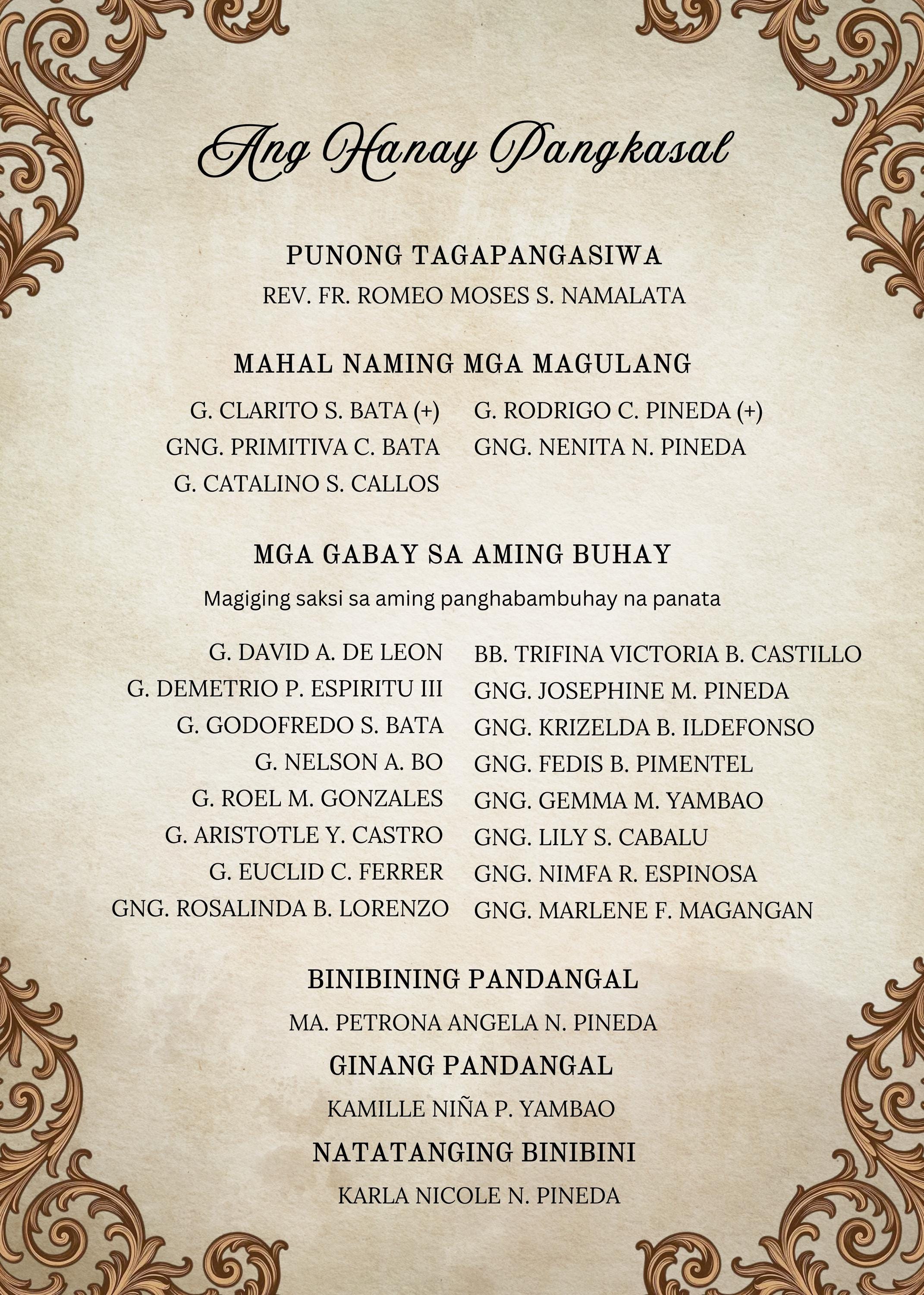 DIY Filipiniana Tagalog Wedding Invitation Template, DIY Filipino ...