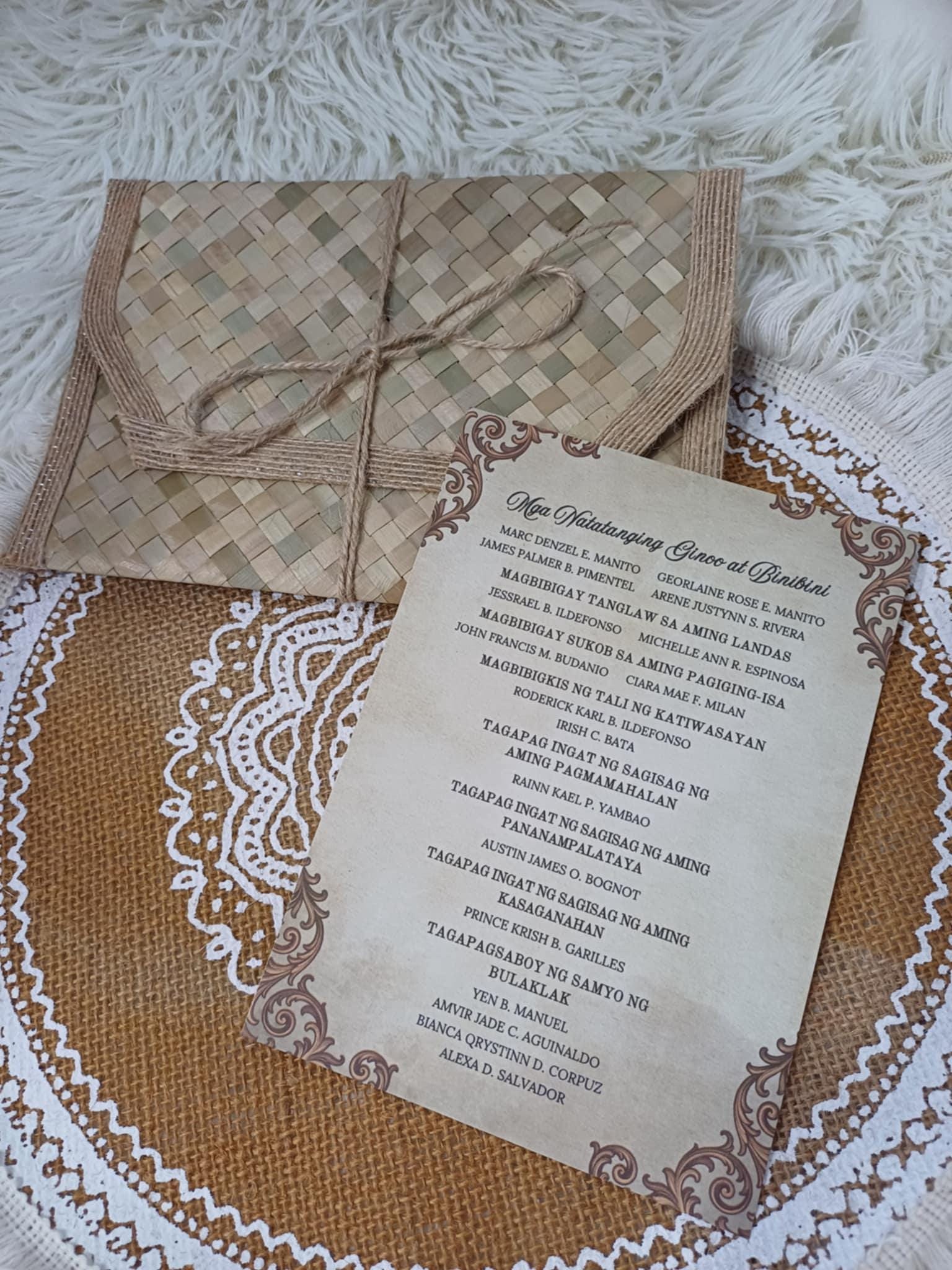 DIY Filipiniana Tagalog Wedding Invitation Template, DIY Filipino ...
