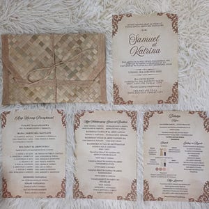DIY Filipiniana Tagalog Wedding Invitation Template, DIY Filipino ...