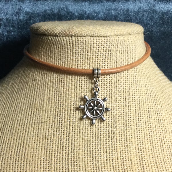 Ship Wheel Charm - Etsy