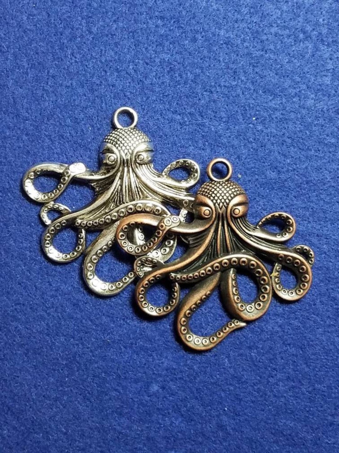 Octopus Pendant, Large Octopus Pendant, Zinc Alloy Pendant, Copper or ...