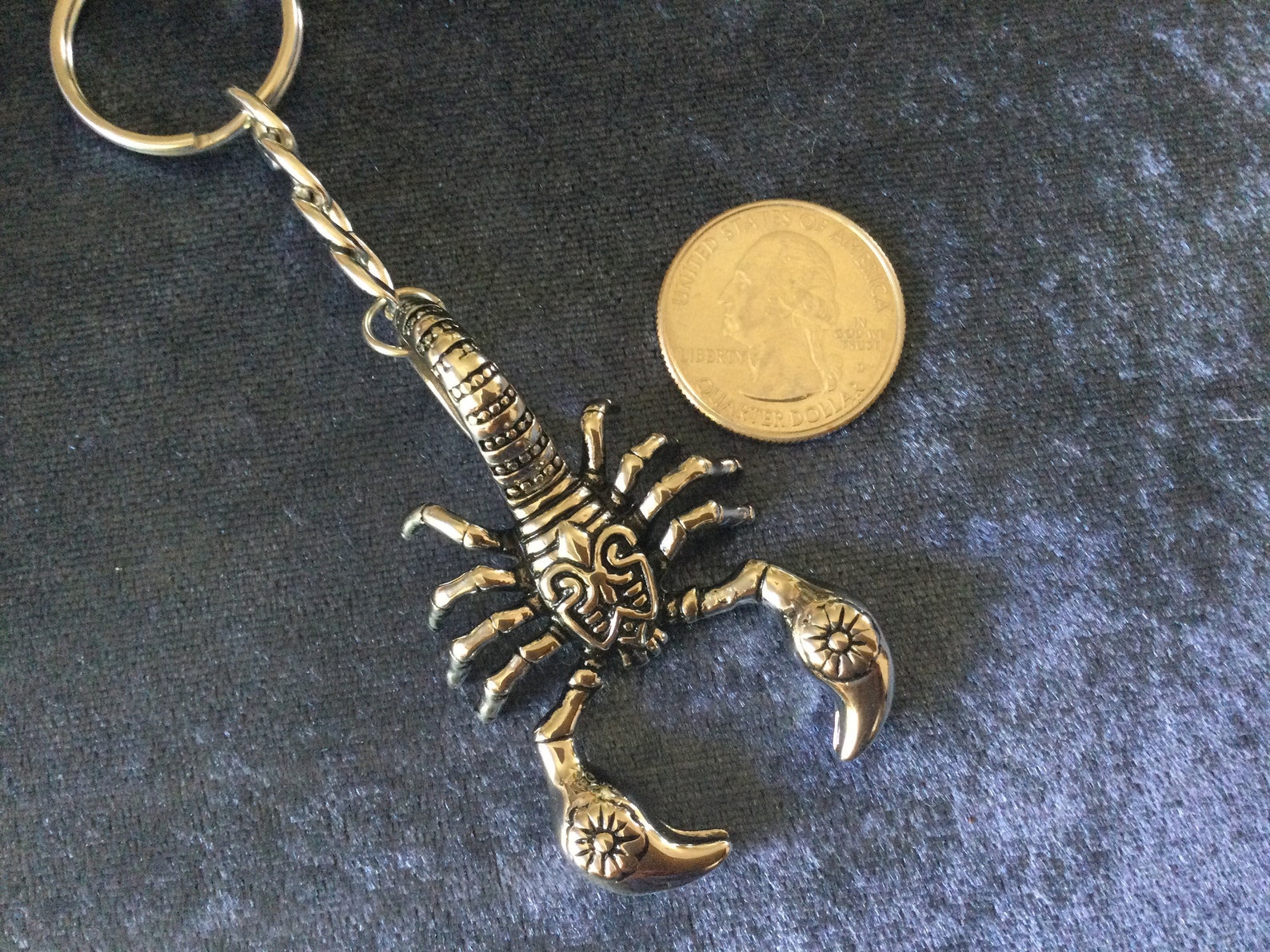 Stainless Steel Scorpion Key Chain Scorpion Focal Heavy - Etsy