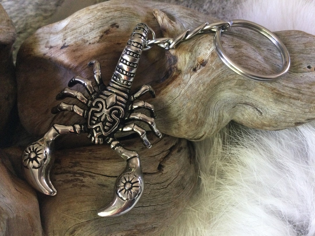 Stainless Steel Scorpion Keychain, Scorpion Focal, Heavy Sturdy Strong ...