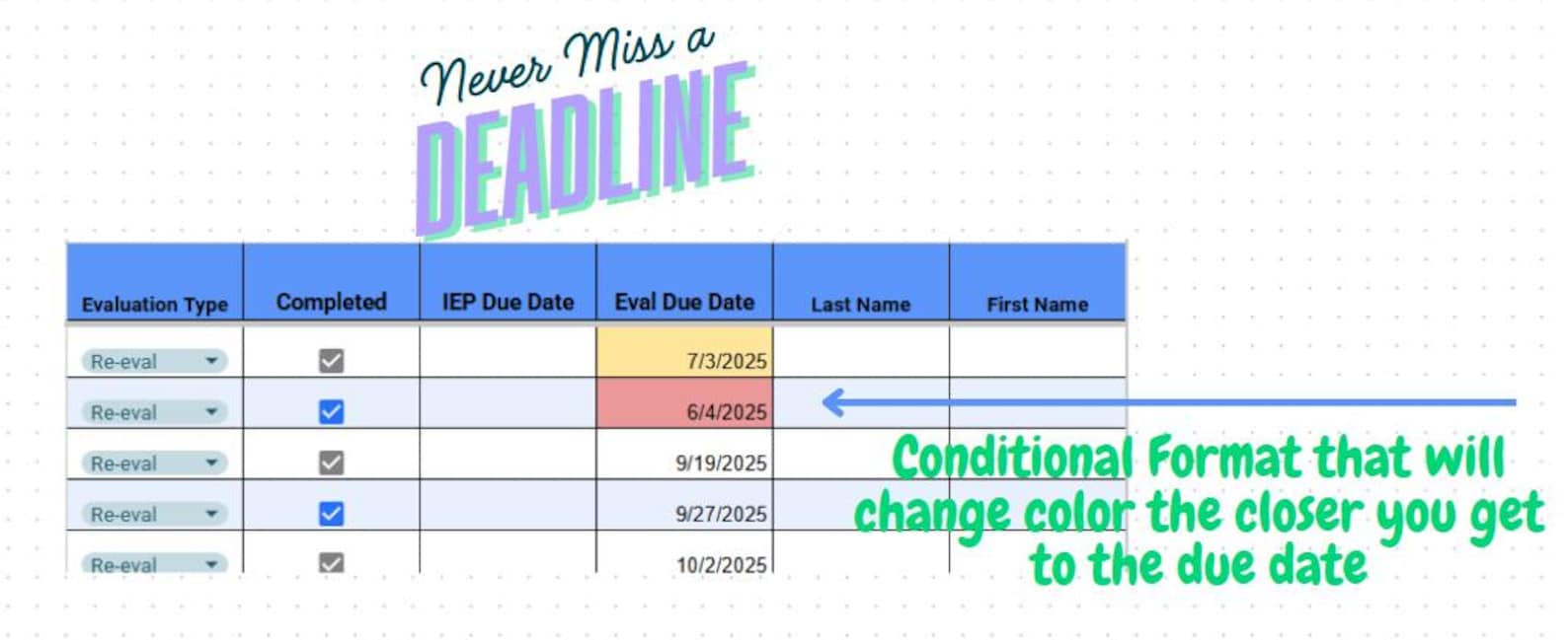 School Psychologist's Ultimate Evaluation Caseload Tracker - Etsy