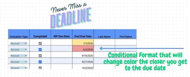 School Psychologist's Ultimate Evaluation Caseload Tracker - Etsy