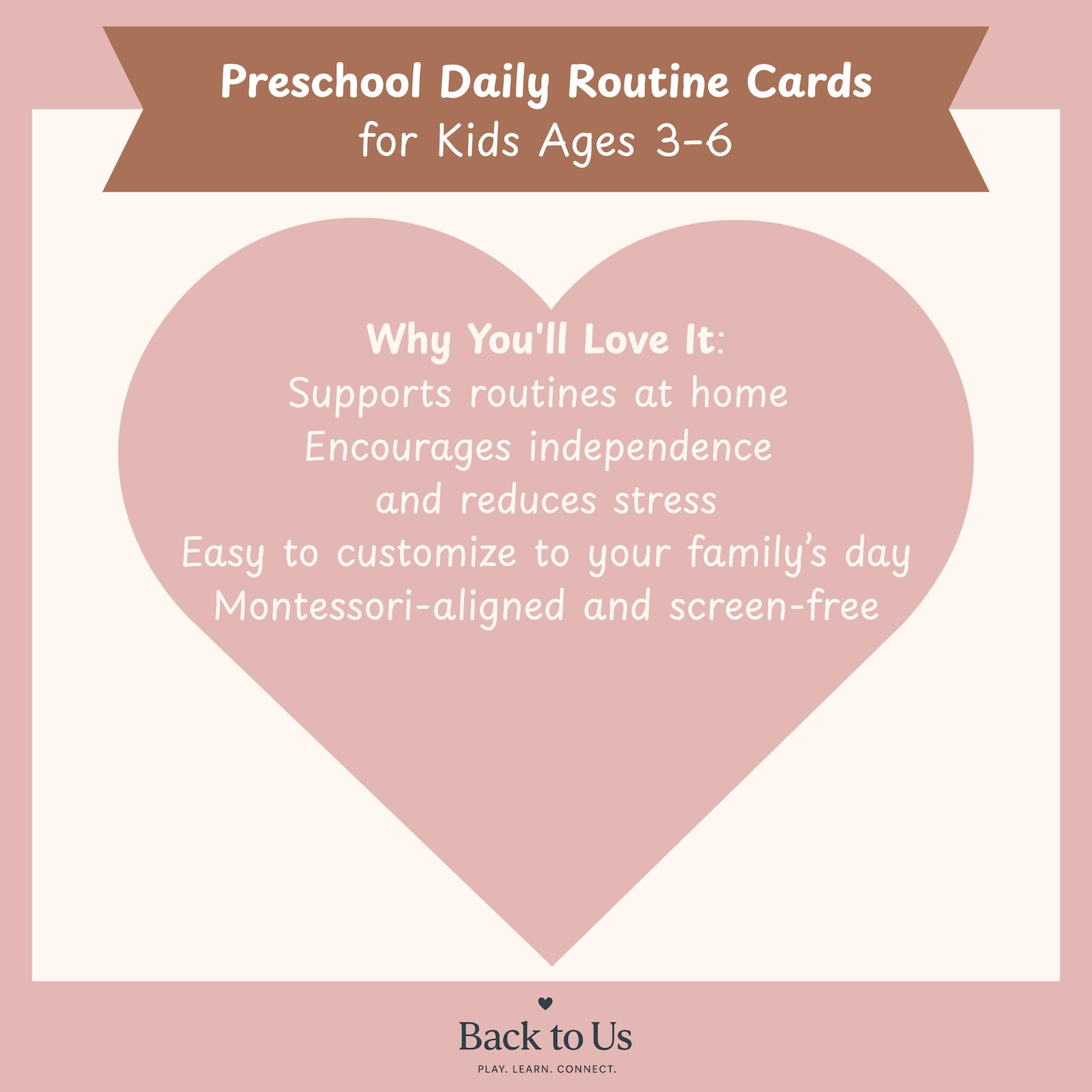 Preschool Daily Routine Cards Printable | Visual Schedule for Toddlers ...