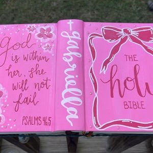 Custom Hand-painted Bibles - Etsy