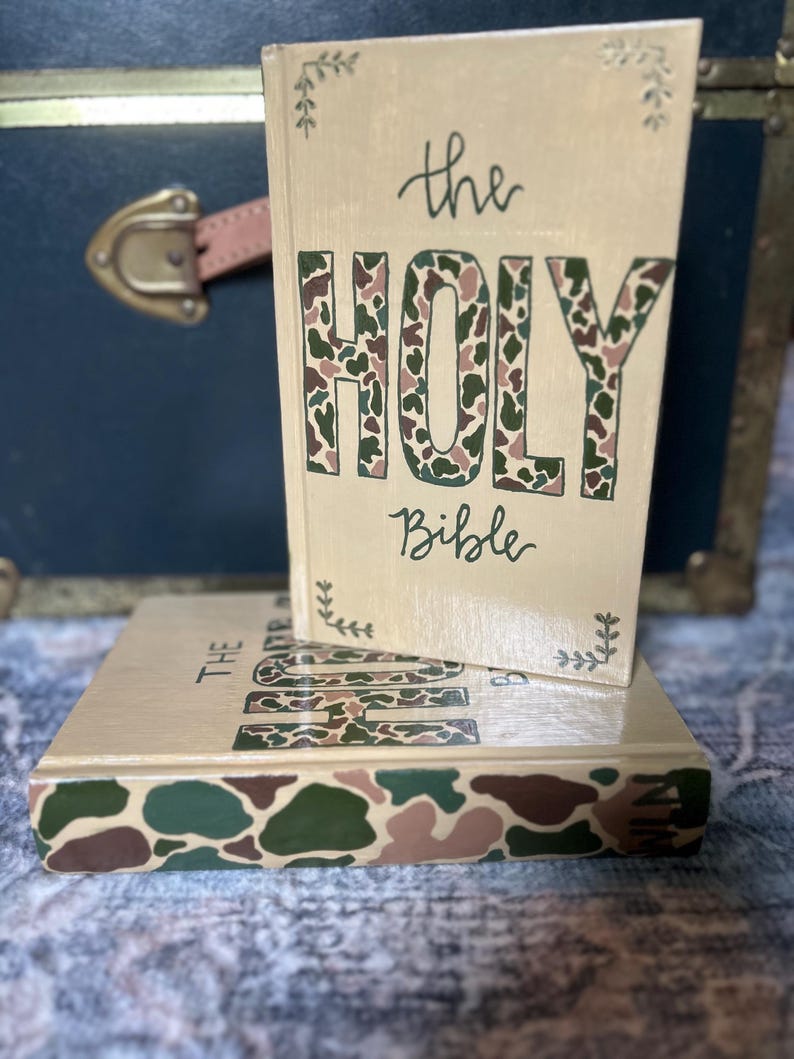 Custom Hand-painted Bibles - Etsy