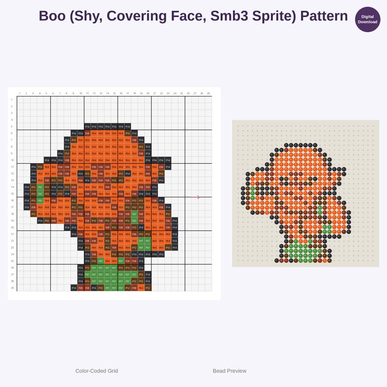 Retro Pixel Game Perler Patterns Bundle, 48 Designs (PDF Digital ...