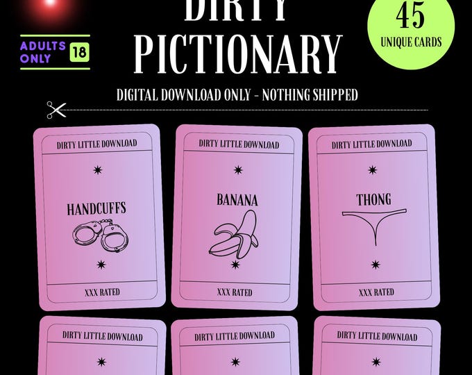 Pictionary Adult Game | Pictionary Dirty Game | Naughty Adult Games ...