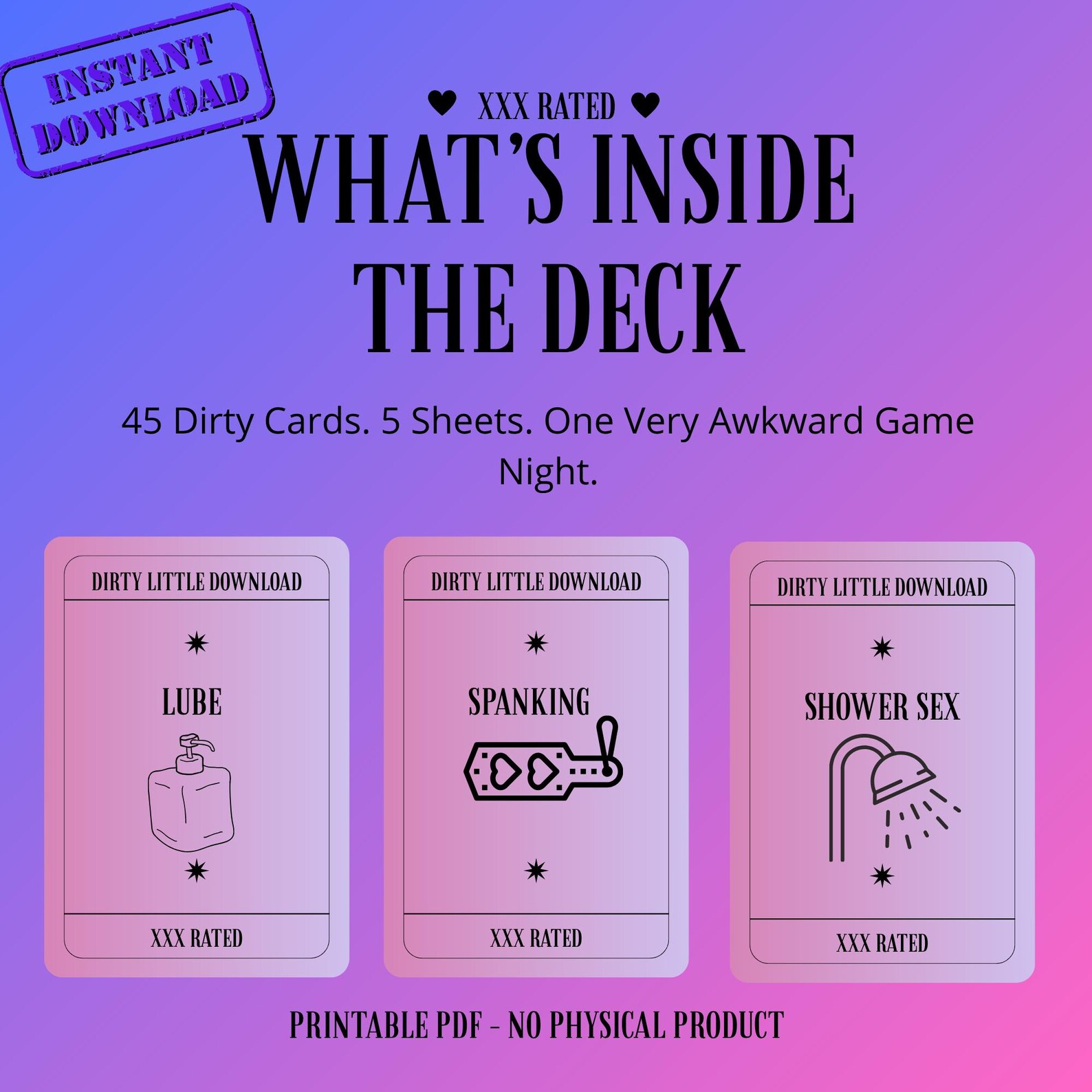 Dirty Pictionary Game – Adult Party Game | Drinking Game | Instant ...