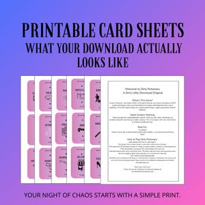 Dirty Pictionary Game – Adult Party Game | Drinking Game | Instant ...