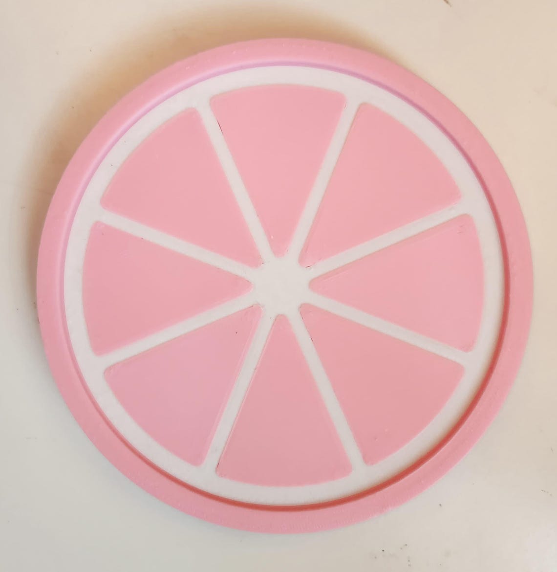 3D Printable Citrus Coaster Set: Lemon, Lime, Orange, Grapefruit (STL ...