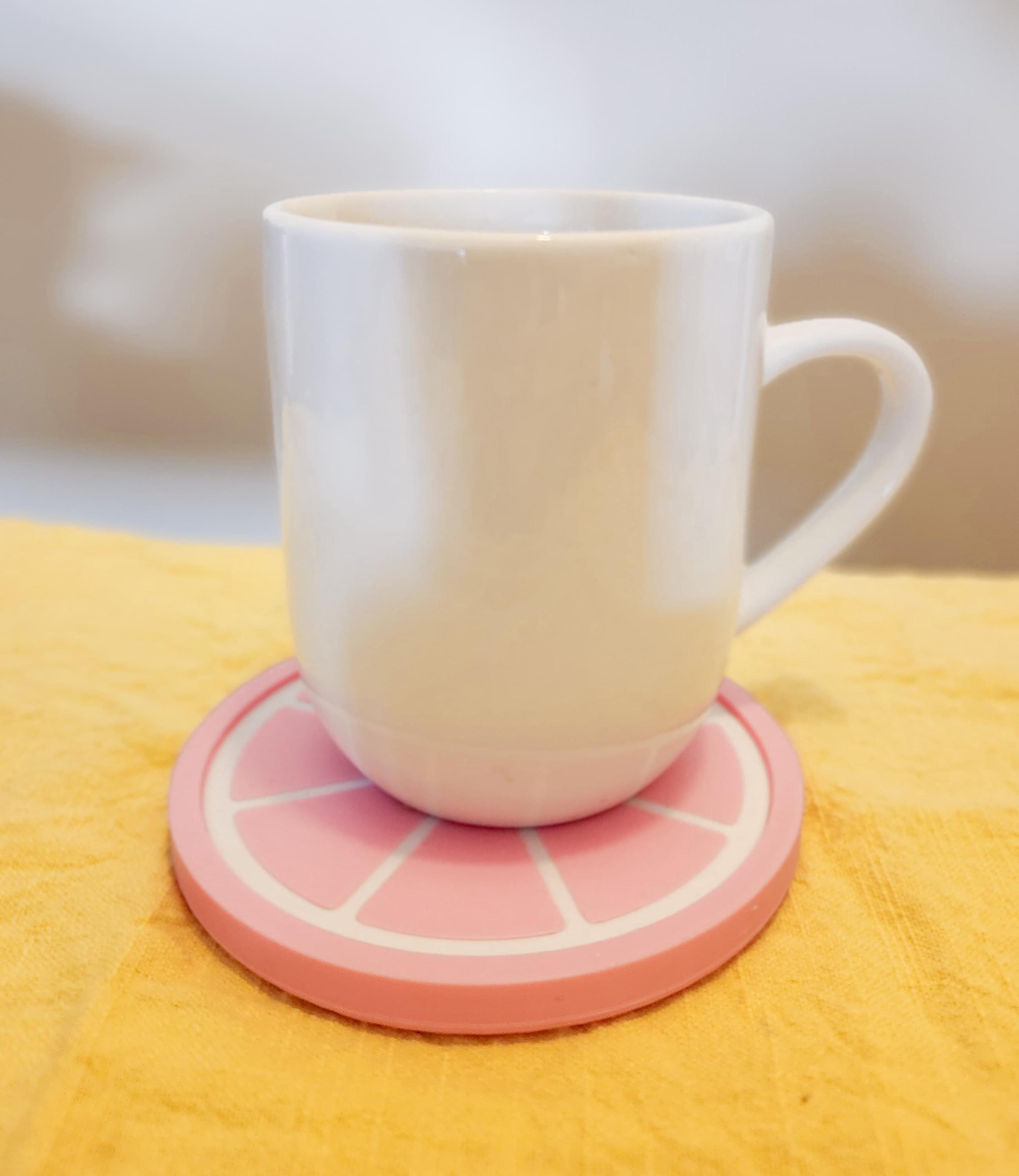 3D Printable Citrus Coaster Set: Lemon, Lime, Orange, Grapefruit (STL ...