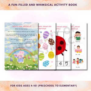 Hopsie’s Spring Discovery – Printable Preschool Activity Book ...