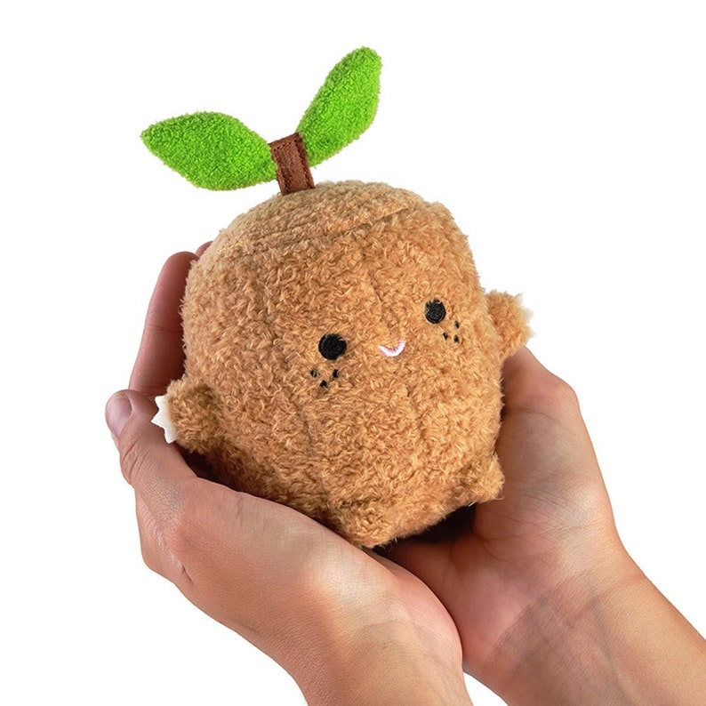 Tree Stump Fluffy Mini Plush Toy, Cute Nature Plush - Etsy