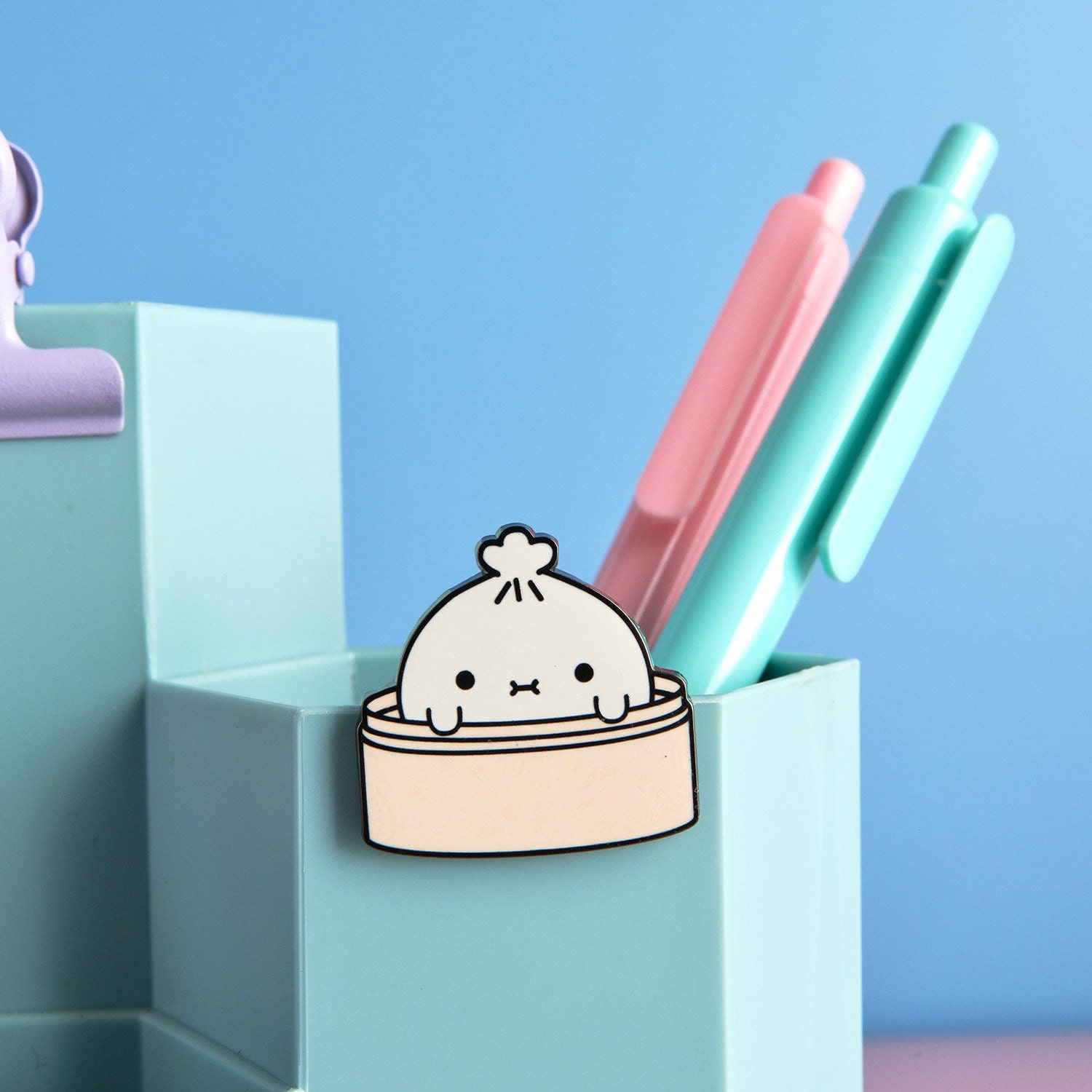 Steamed Bao Bun Hard Enamel Pin, Cute Bao Pin - Etsy
