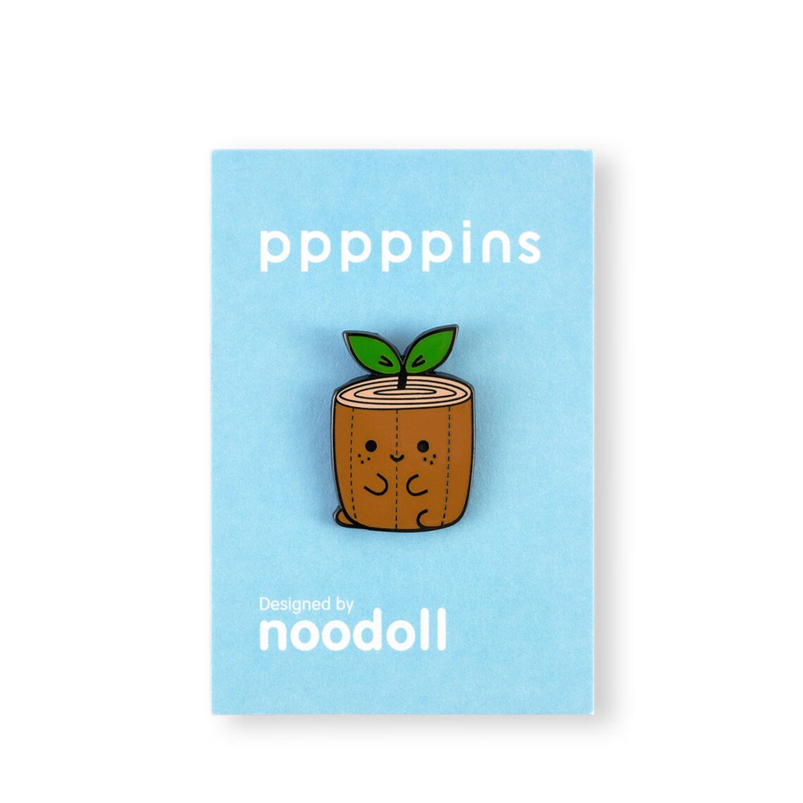 Tree Stump Hard Enamel Pin Cute Nature Pin - Etsy