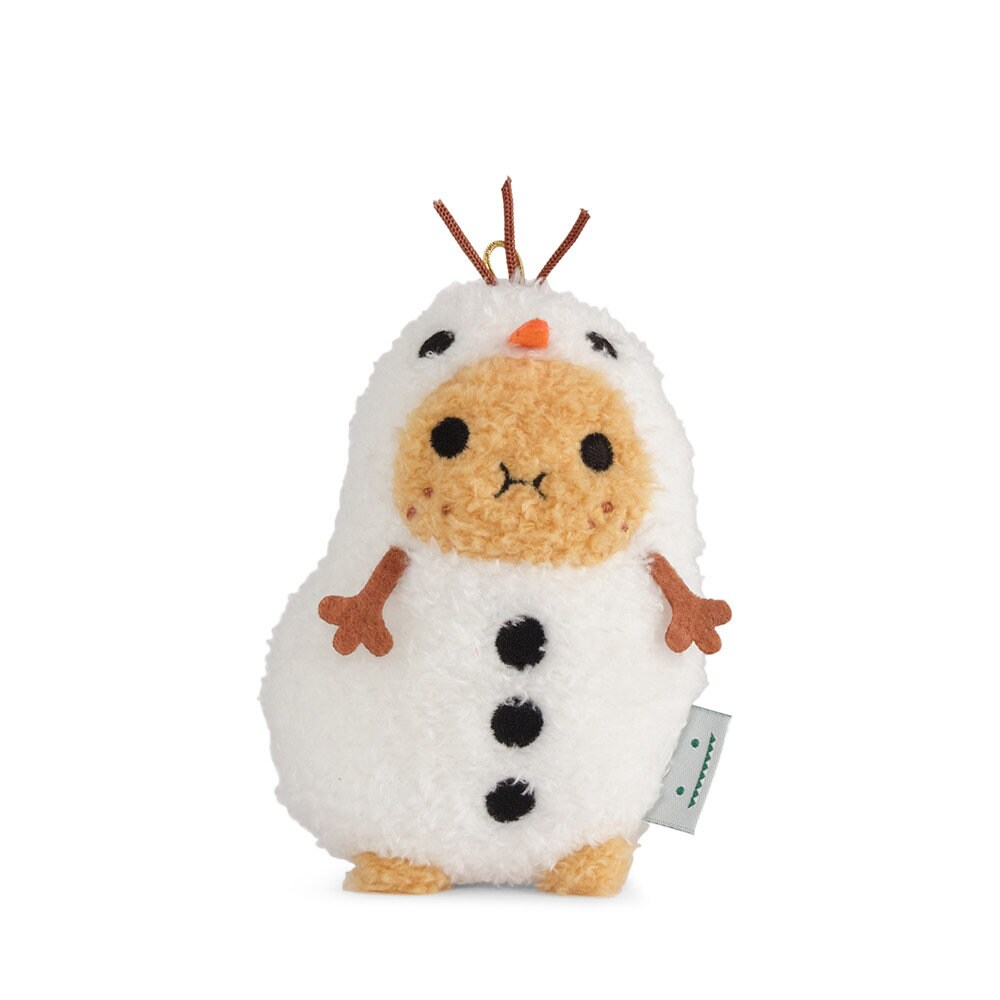 Snowman Potato Fluffy Mini Plush Toy, Cute Potato Christmas Xmas Spud ...