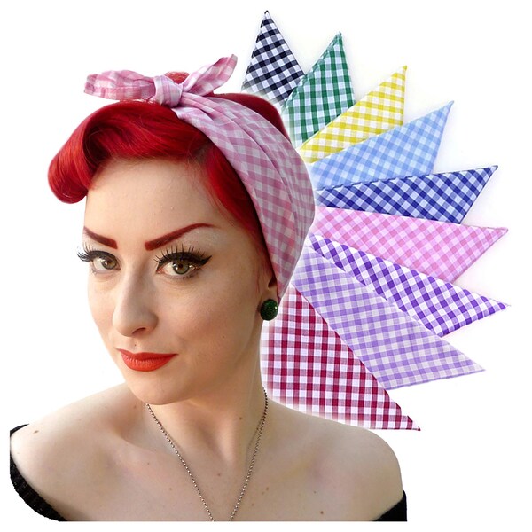 1950s Head Scarf - Etsy