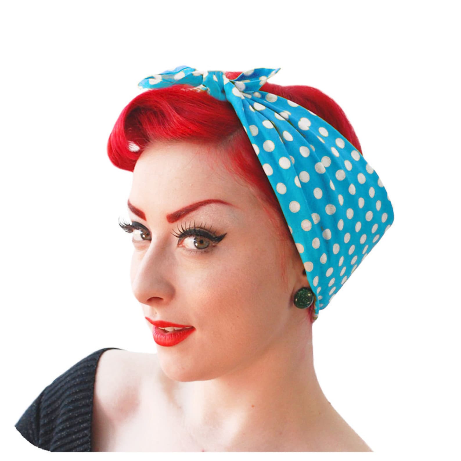 Rockabilly Polka Dot Bandana 8 Colours Roller Derby Bandana - Etsy