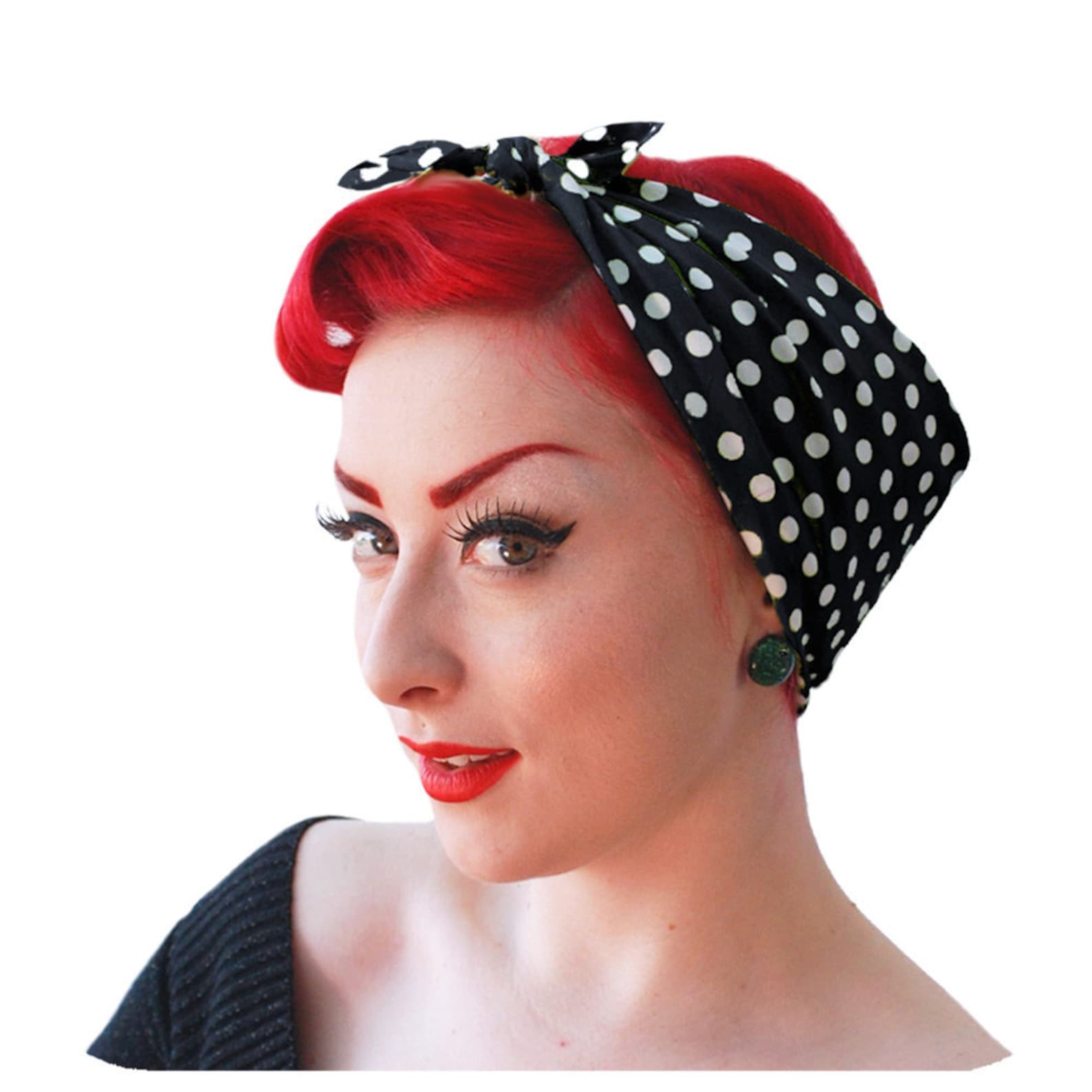 Rockabilly Polka Dot Bandana 8 Colours Roller Derby Bandana - Etsy