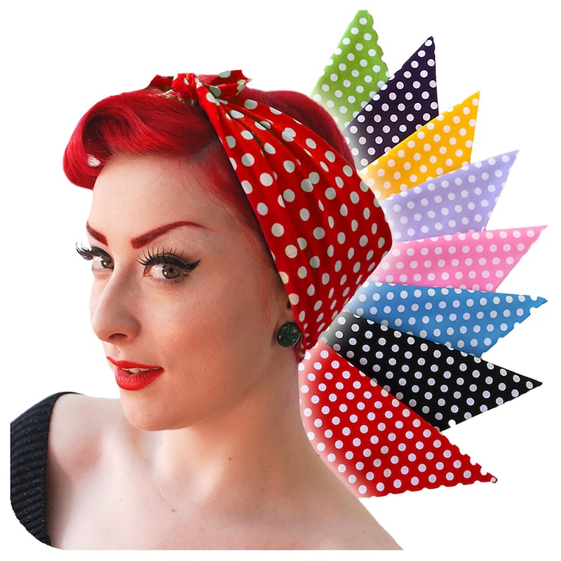 1950s Head Scarf - Etsy
