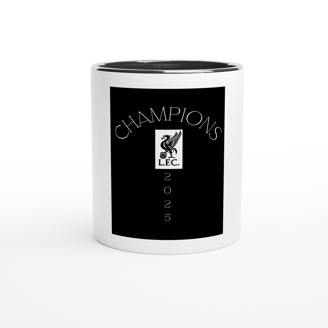Liverpool Champions 2025 Mug – Premier League Winners Souvenir – Glossy ...