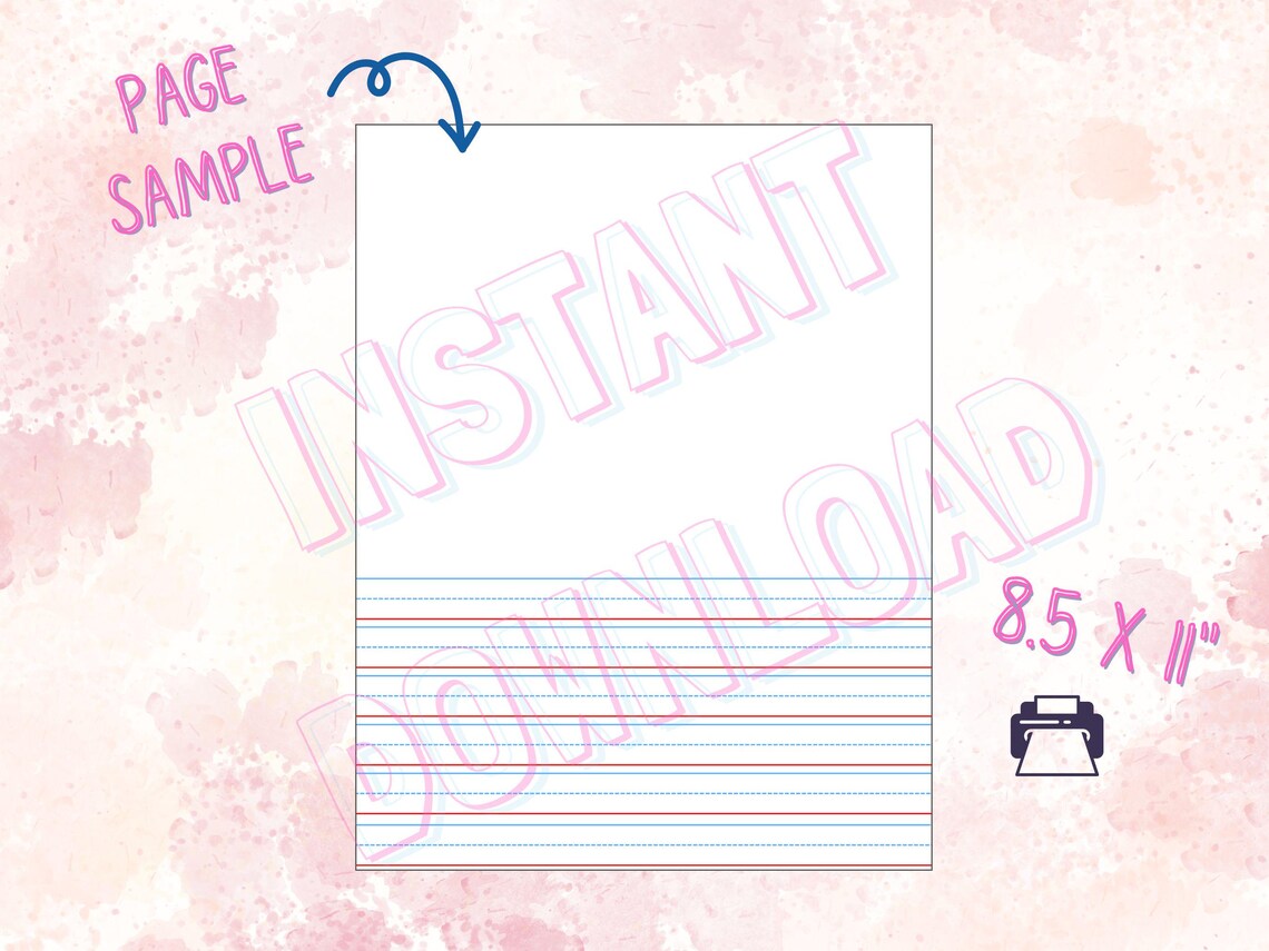 Dictation Page | PDF | Digital Instant Download | Emergent Writing ...