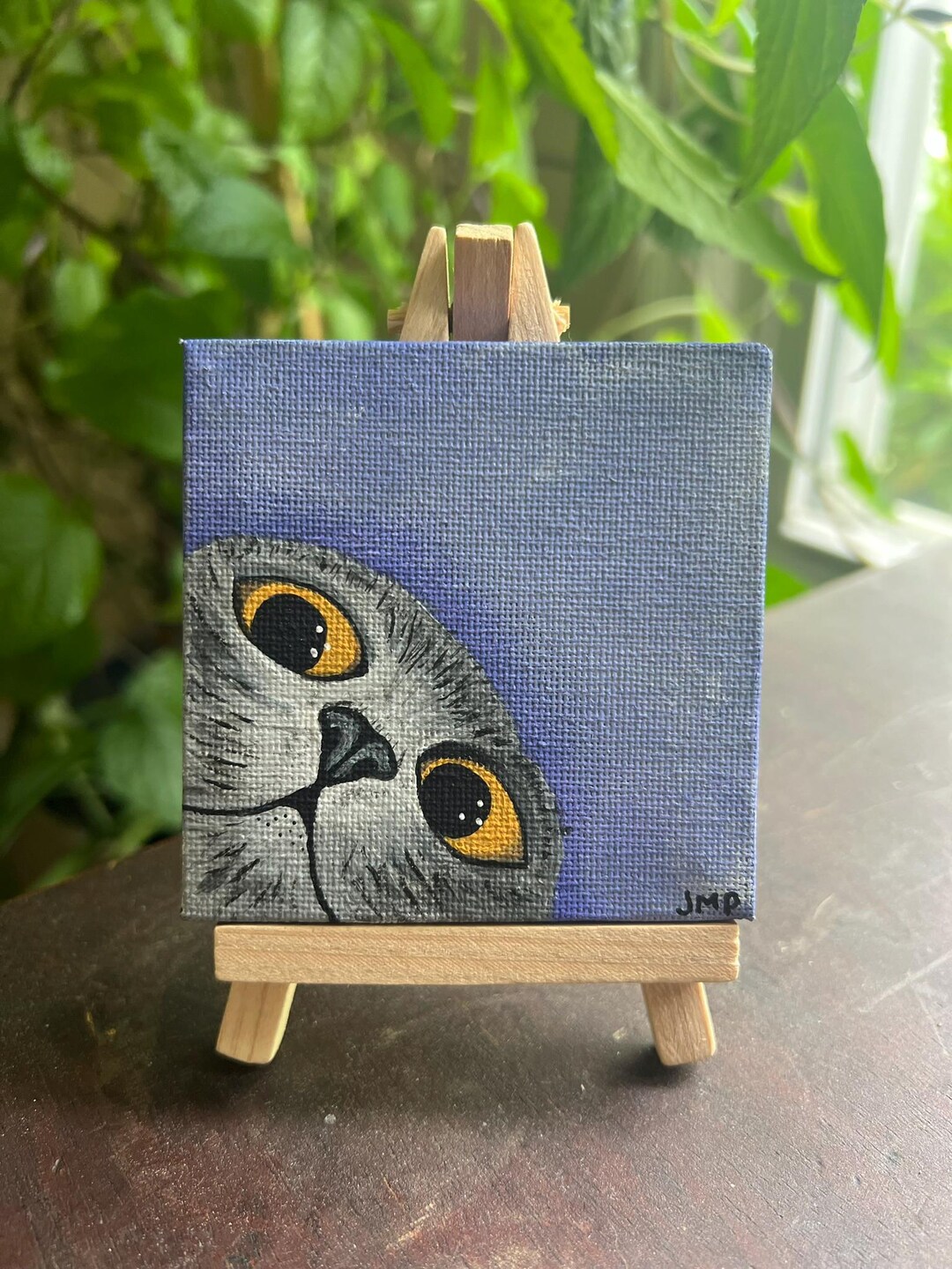 Cute Cat Mini Canvas - Etsy