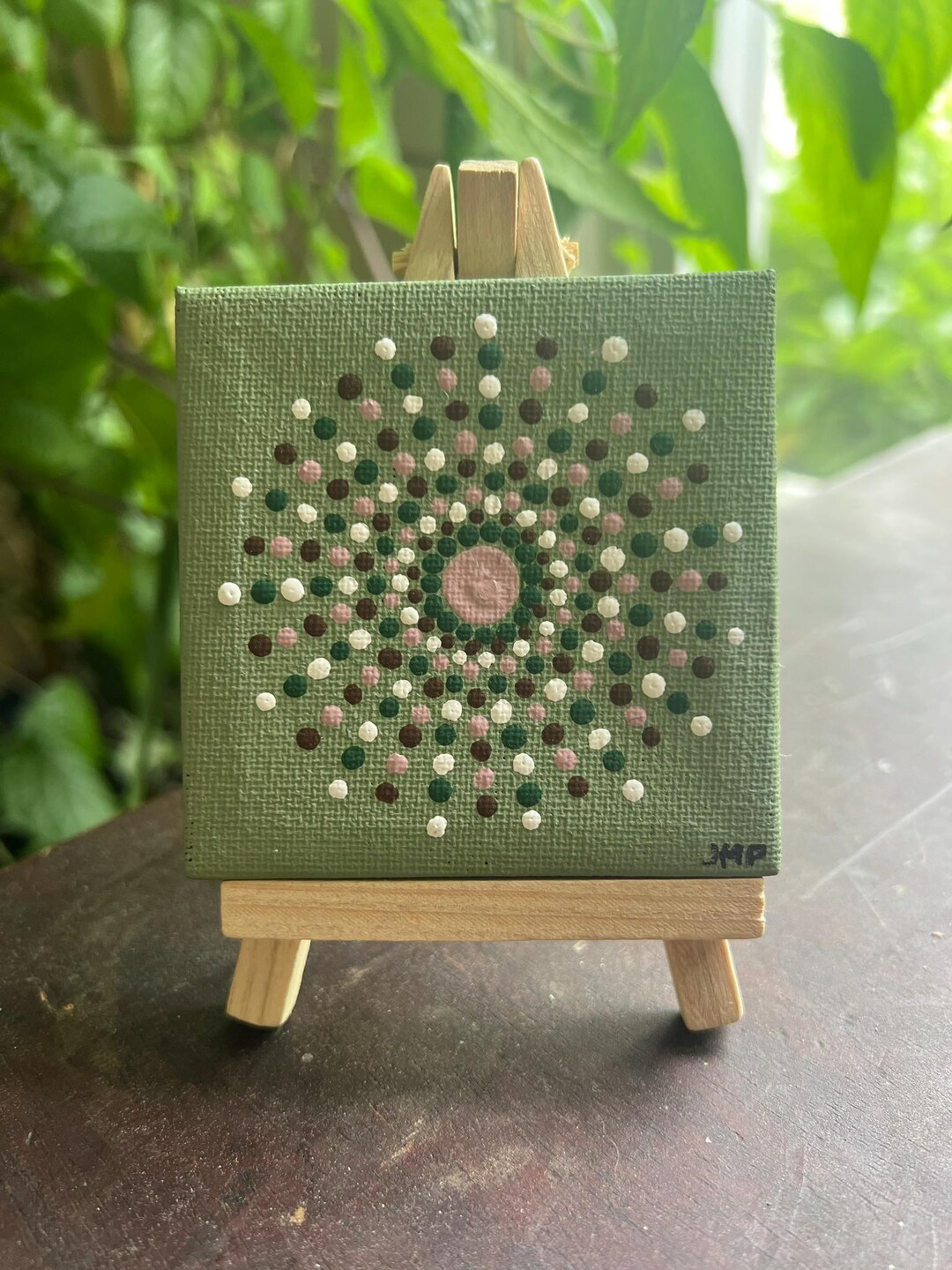 Mandala Mini Canvas Painting - Etsy