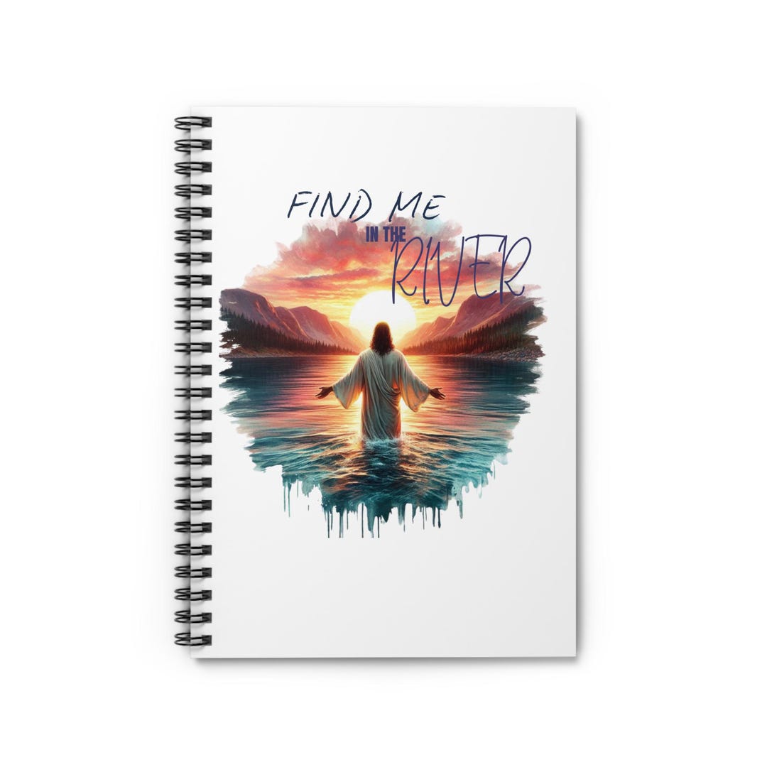 Inspirational River Scene Spiral Notebook: Christian Journal - Etsy