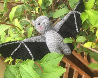 Bat Toy Knitting Pattern (PDF) - Etsy UK