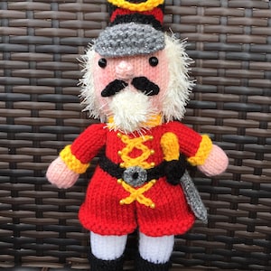 Christmas Nutcracker Knitting Pattern – Flat-knit Nutcracker Doll PDF ...