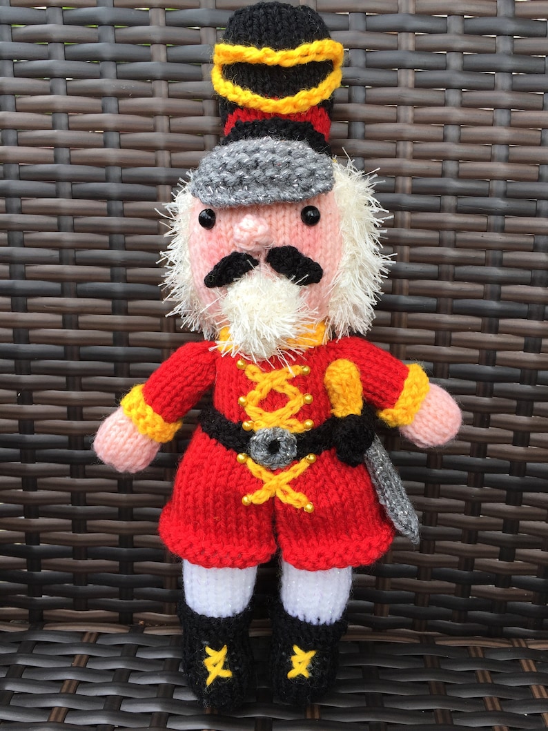 Christmas Nutcracker Knitting Pattern | Etsy