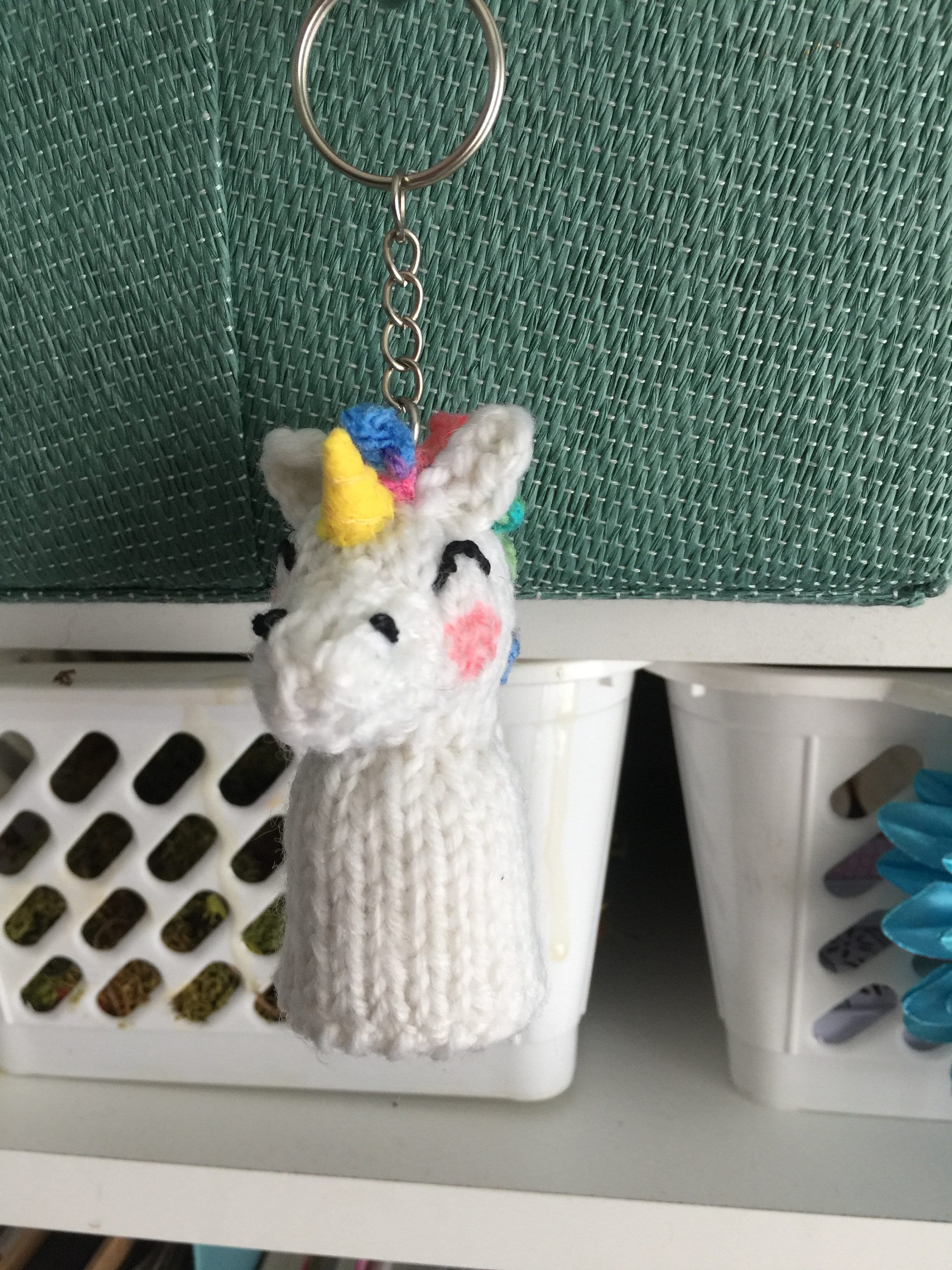 Mini Unicorn Keyring Knitting Pattern - Etsy UK