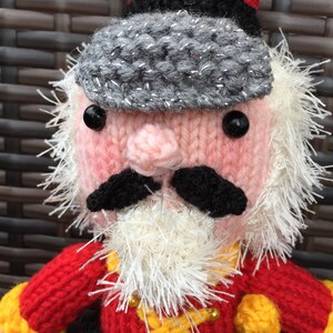 Christmas Nutcracker Knitting Pattern – Flat-knit Nutcracker Doll PDF ...
