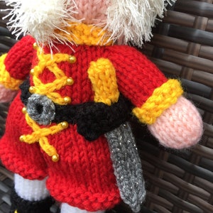 Christmas Nutcracker Knitting Pattern – Flat-knit Nutcracker Doll PDF ...