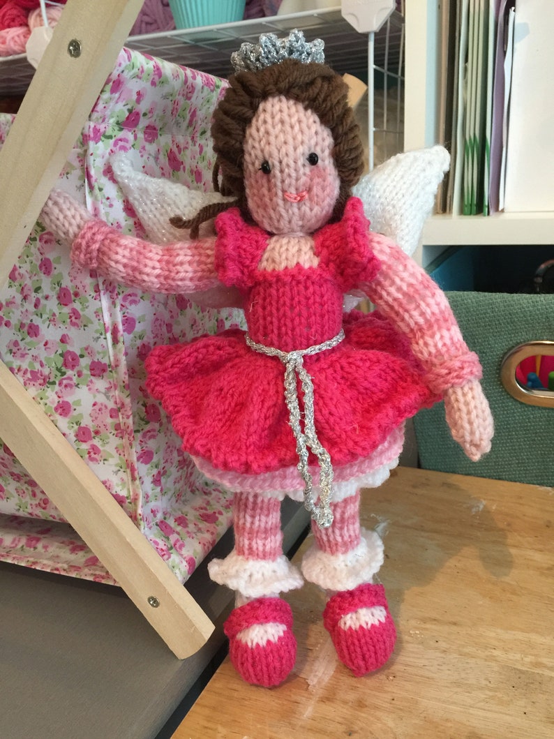 Little Fairy/faery Doll Knitted Pattern - Etsy UK