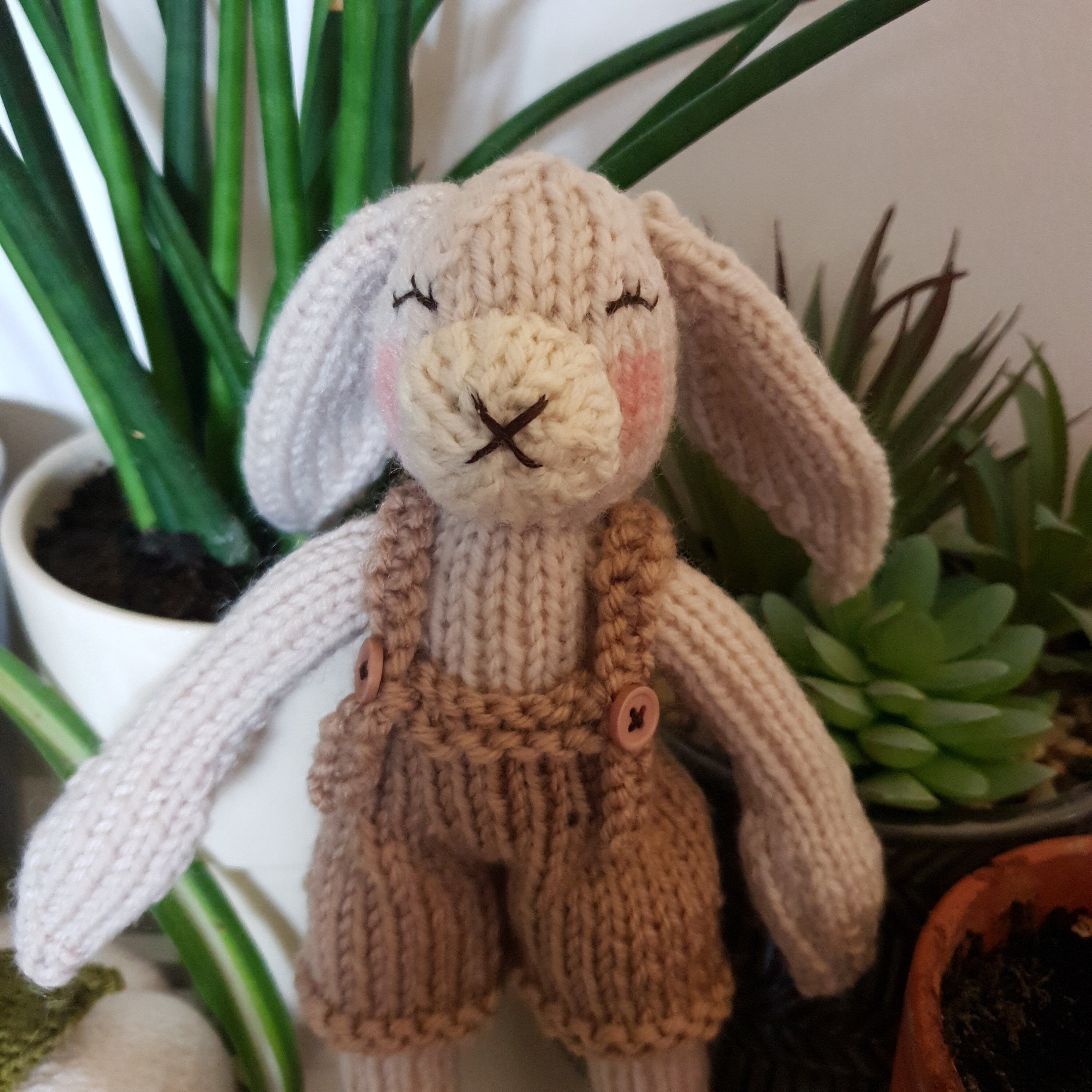 Vintage Style Bunnyknitting Pattern - Etsy UK