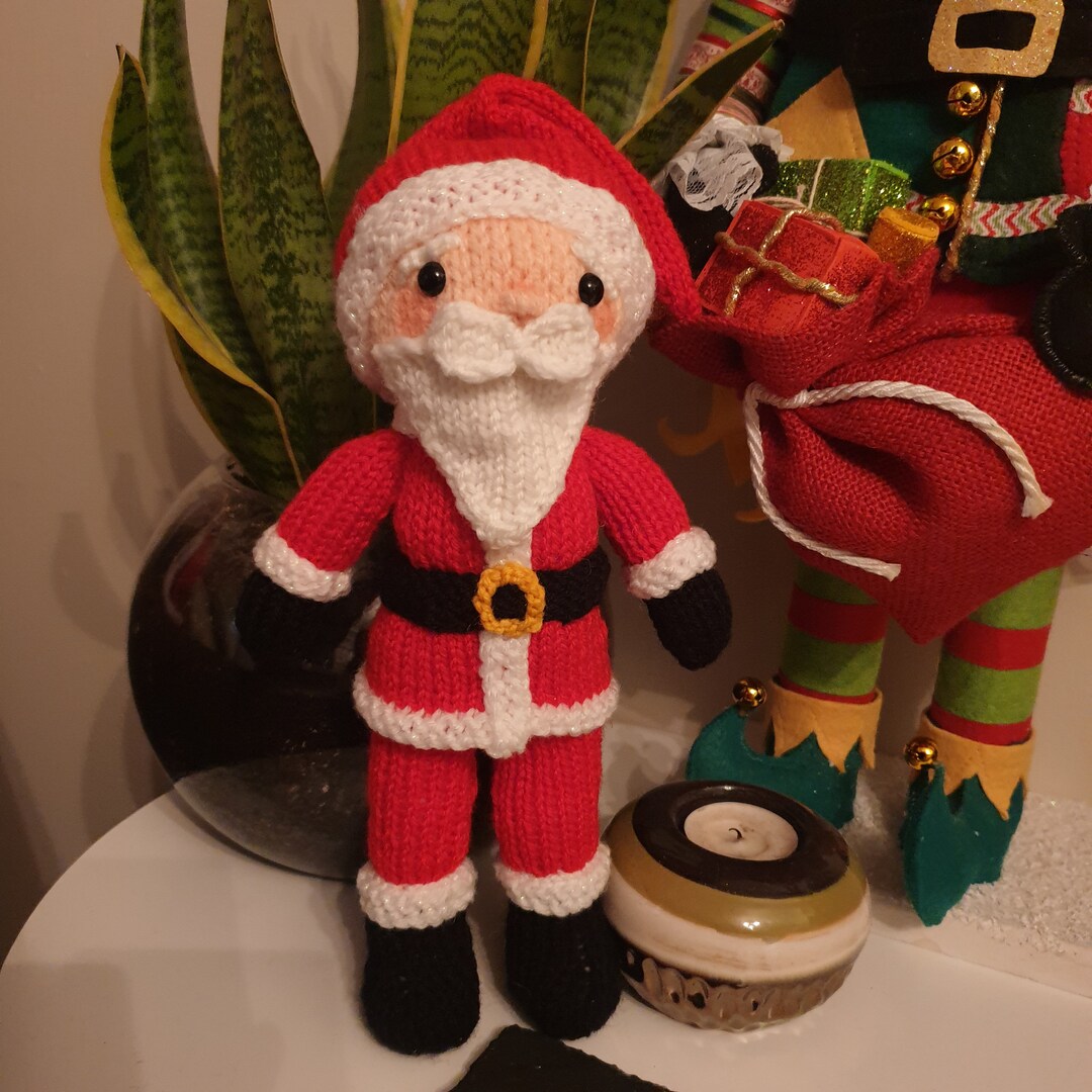 Santa Claus Knitting Pattern - Etsy